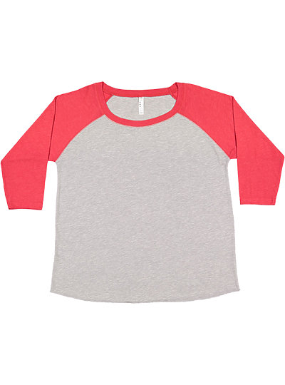 LADIES CURVY BASEBALL TEE | Live & Tell
