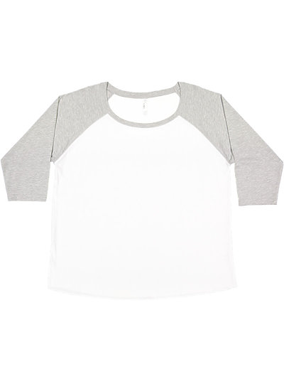 LADIES CURVY BASEBALL TEE | Live & Tell